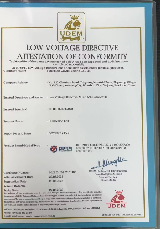 Do metal distribution boxes also need CE certification? What on earth ...
